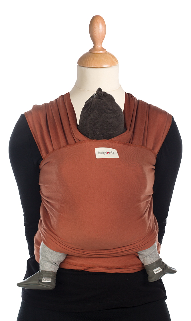 Babylonia Tricot-Slen Organic Sierra Brown Draagdoek | MamaLoes